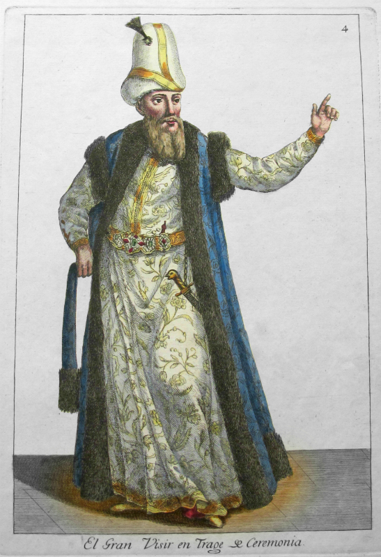 El Gran Visir en Trage [Traje] de Ceremonia > Grabados, Folklore Trajes ...