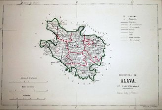 Provincia de Alava > Mapas . Frame | Grabados, Mapas Antiguos, Atlas y ...