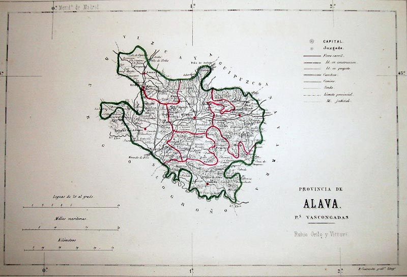 Provincia de Alava > Mapas . Frame | Grabados, Mapas Antiguos, Atlas y ...