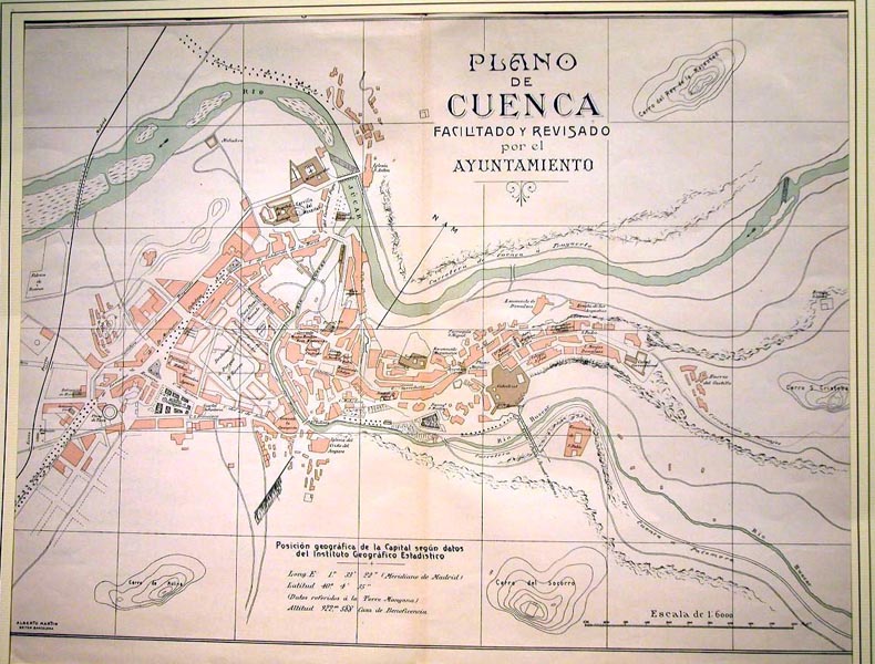 Plano de Cuenca > Mapas, Planos . Frame | Grabados, Mapas Antiguos ...
