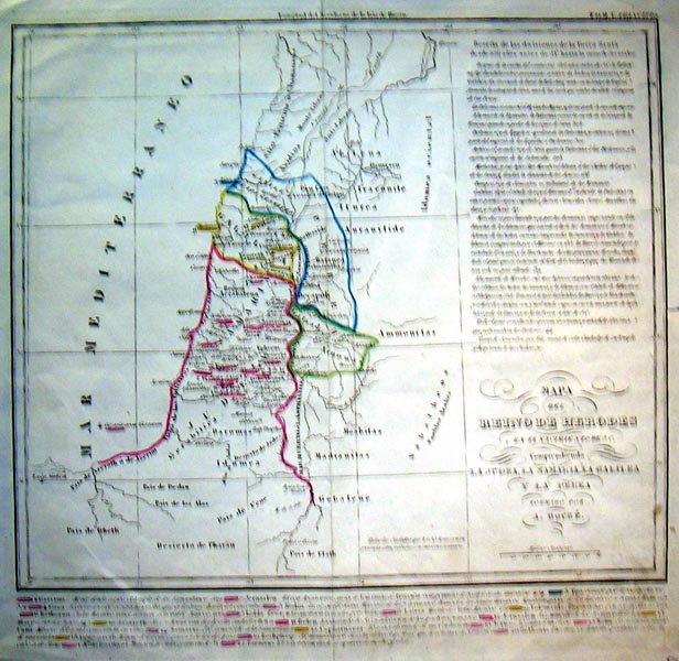 Mapa del Reino de Herodes en el nacimiento de J.C. Comprendiendo La ...